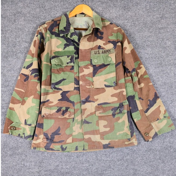 U.S. Army | Jackets & Coats | Us Army Woodland Camo Field Jacket Mens ...